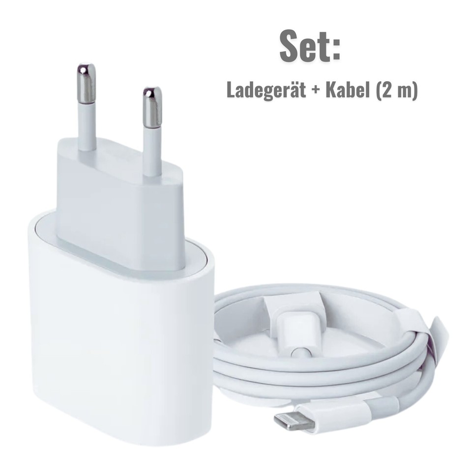 20W Schnell Ladegerät PD Ladekabel für iPhone 11 12 13 14 Pro Max USB C ...