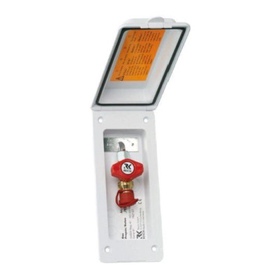 REICH GAS BBQ OUTLET POINT BOX CARAVAN MOTORHOME 21CM X 9CM WITH ...
