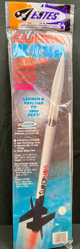 COLLECTIBLE, FIRST-EDITION, ESTES SUPERNOVA FLYING ROCKET KIT #2011 ...