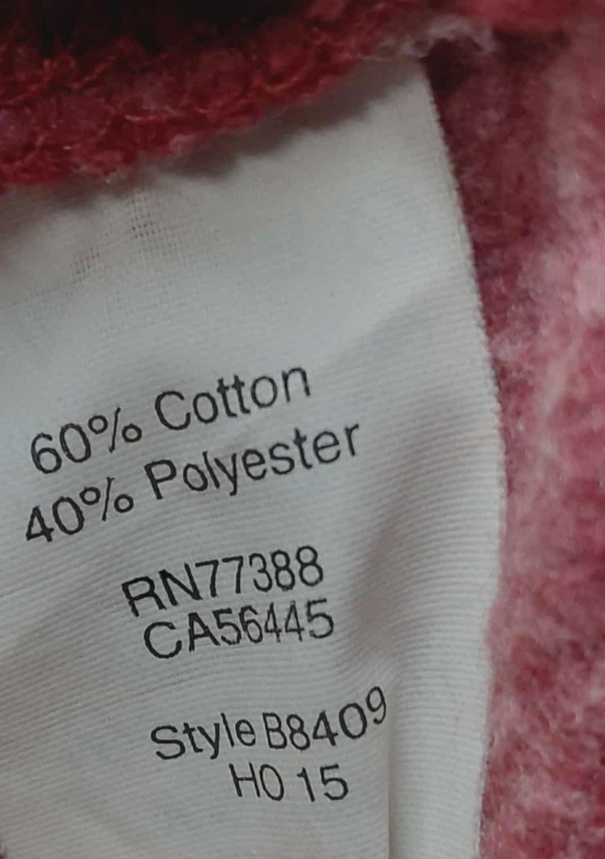 J Crew Hoodie Authentic Fleece Rust/Red Casual Full Zip Men's XL ...