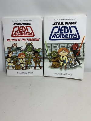 2-Star Wars Jedi Academy By Jeffrey Brown. paperback. Great Shape. 2013 ...