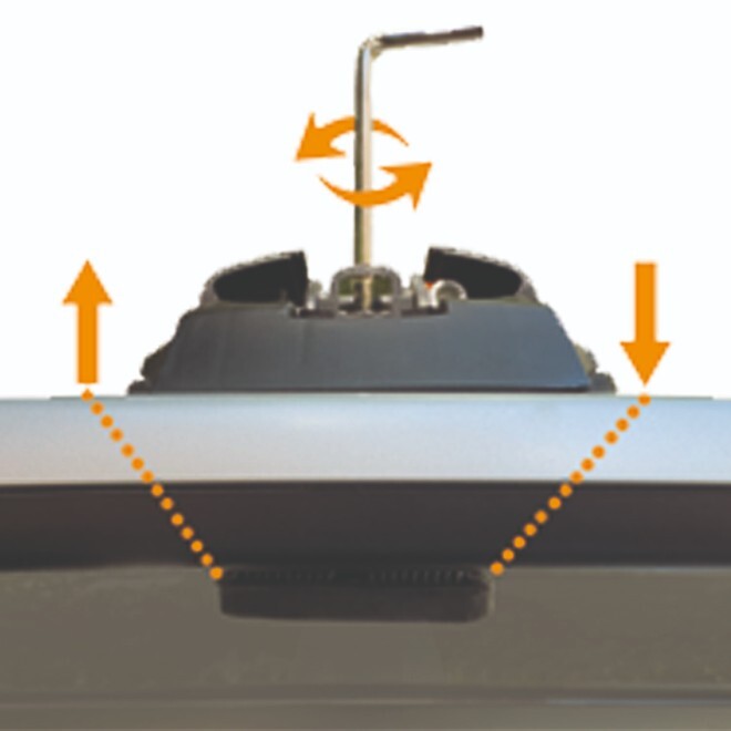 Roof Racks Aluminum Cross Bars Black anti-theft systm For Honda Pilot ...