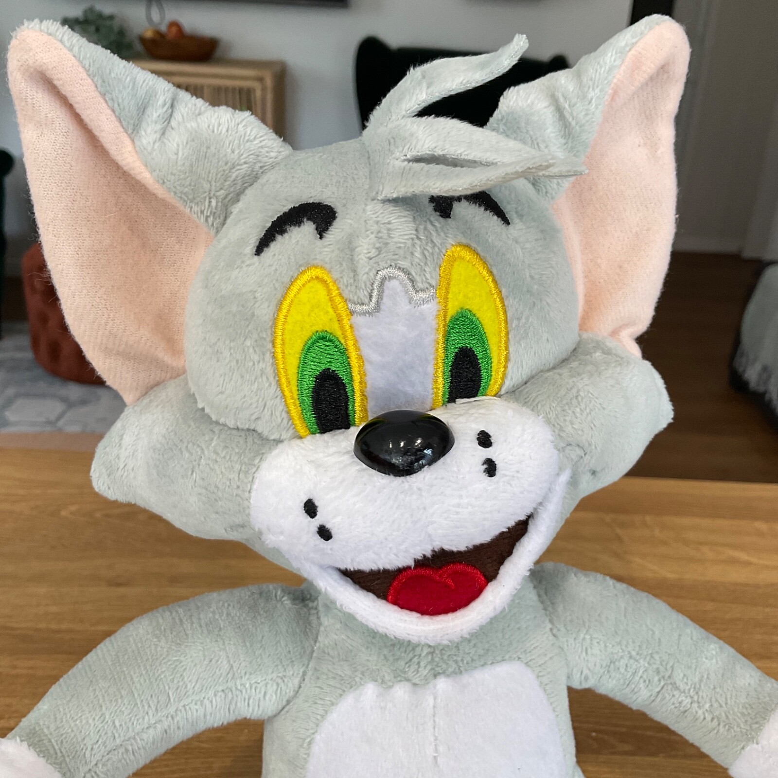 TOM & JERRY Tom Cat Movie World Australia Plush Soft Toy 30cm sitting ...