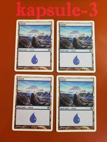 4x Island | Basic Land 335/350 | 9th Edition | MTG Magic Cards | eBay