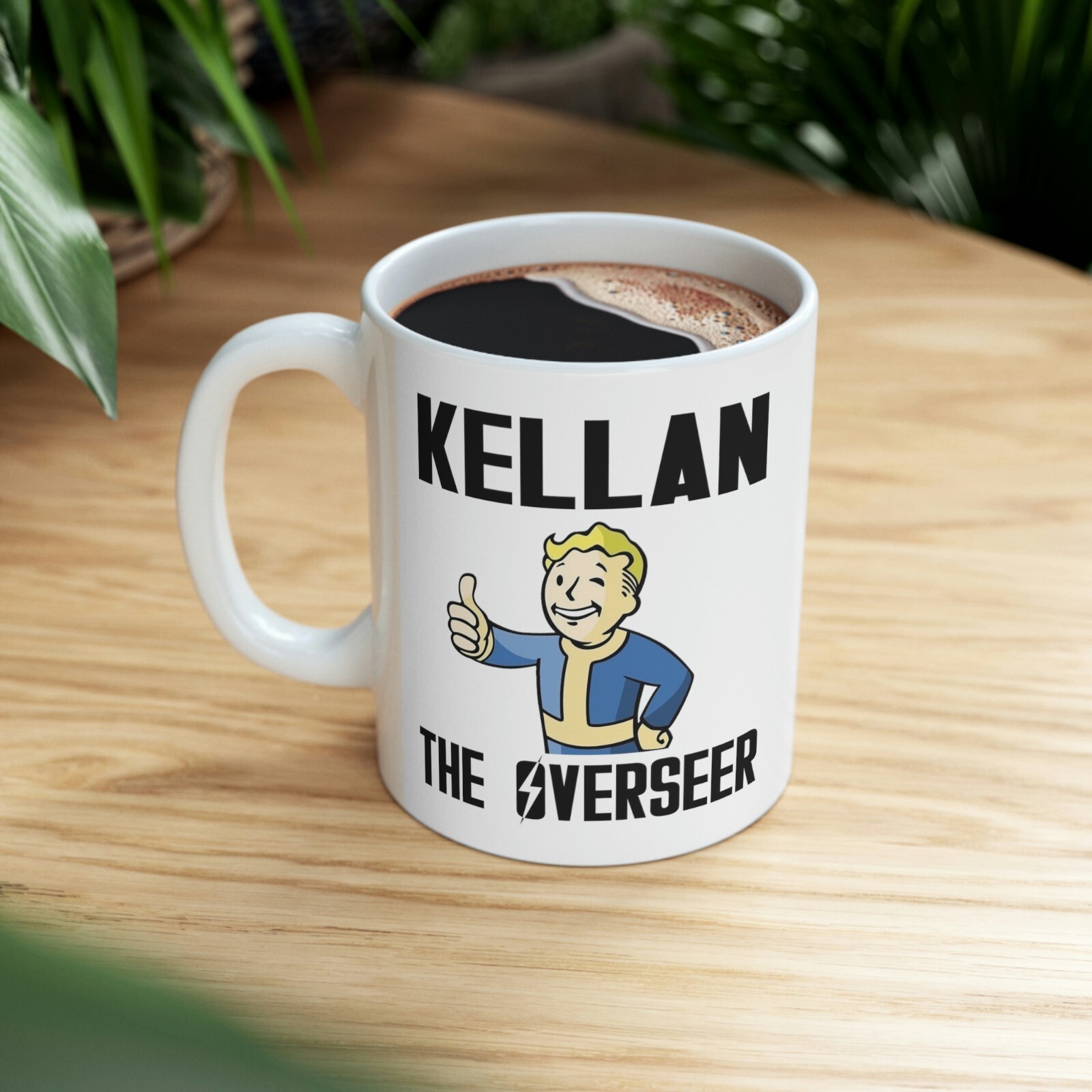 Personalised Fallout Overseer Mug Present Gift Geek Playstation Xbox ...
