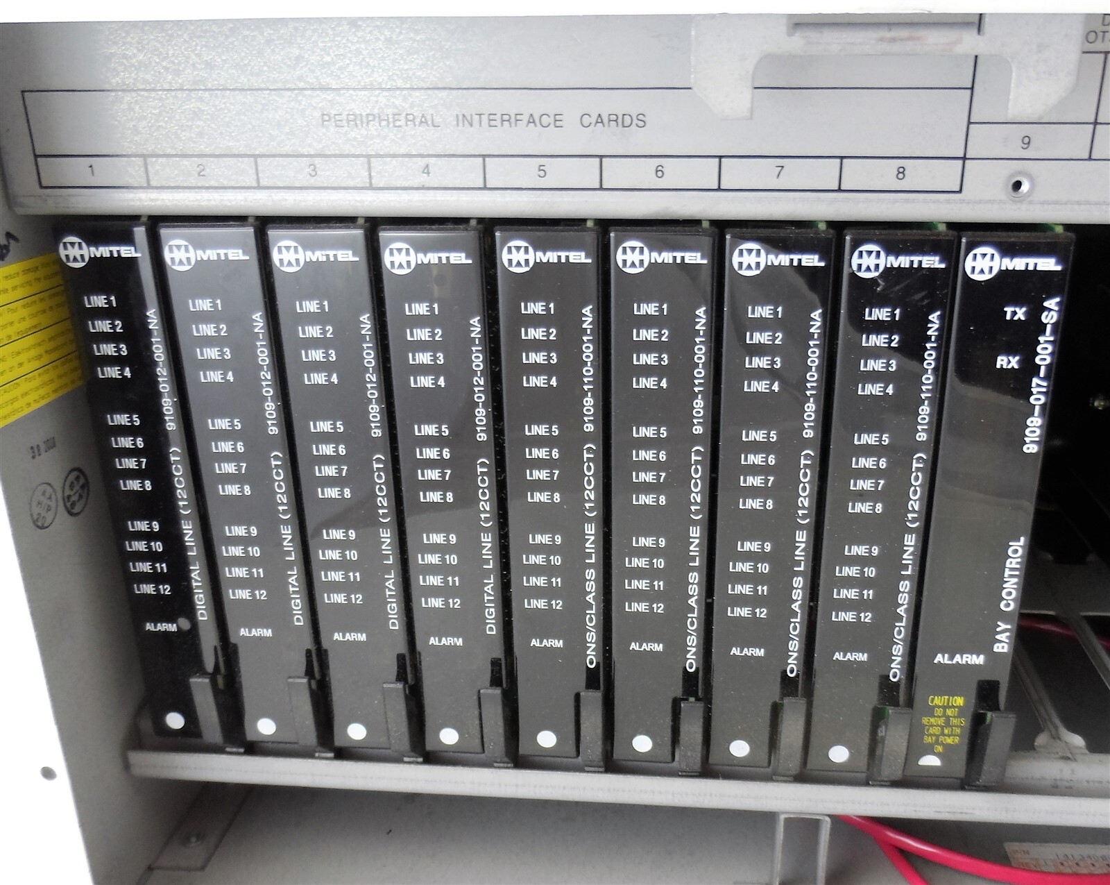 Mitel SX-200 PBX Cabinet with Control and ONS Card No Door Key for ...