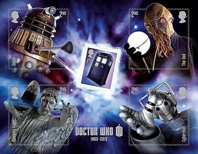 GB SG MS3451 MNH MINT STAMP MINIATURE SHEET 2013 DOCTOR DR WHO TARDIS ...
