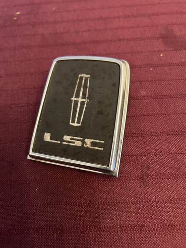 OEM 1984-1992 Lincoln Mark VII LSC Trunk Lock Cover Emblem Badge E4LB ...