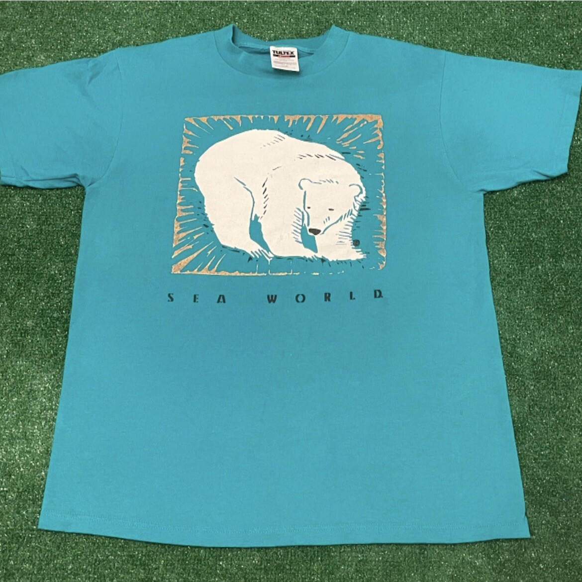 Vintage 90s Sea World Polar Bear Extinct Theme Park V… - Gem