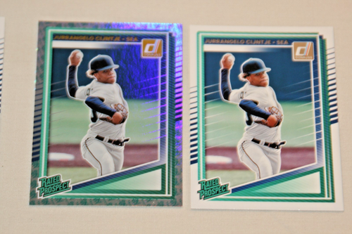 JURRANGELO CIJNTJE (2) 2025 DONRUSS RATED PROSPECT & LIBERTY EMOJI #132 ...