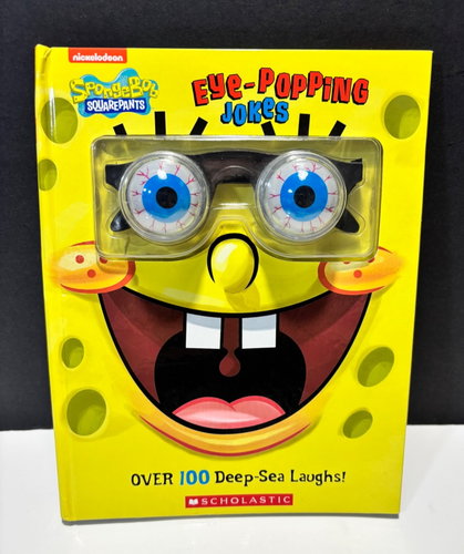 SpongeBob SquarePants Eye-Popping Jokes Book w/ Toy Glasses Scholastic ...