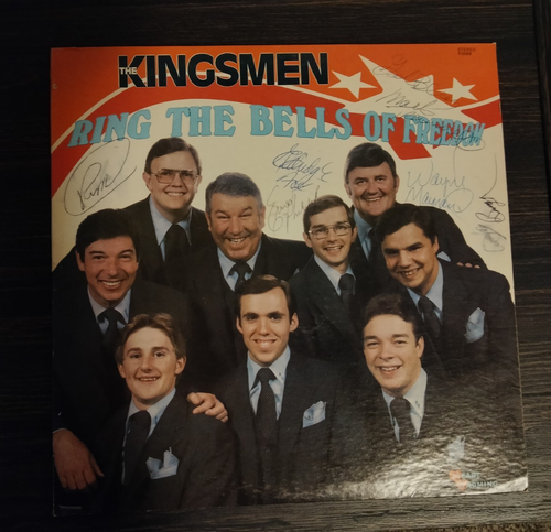The Kingsmen Quartet Ring The Bell Of Freedom Vinyl Record Signed By 8 ...