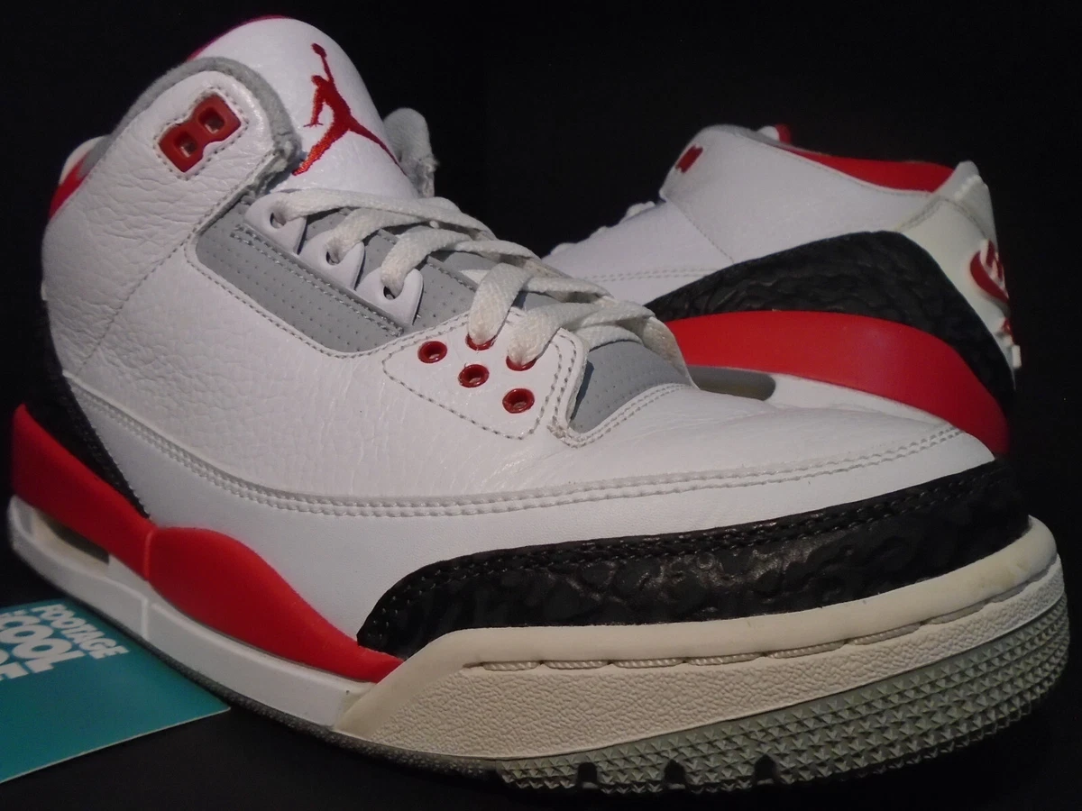 Jordan 3 Fire Red Custom