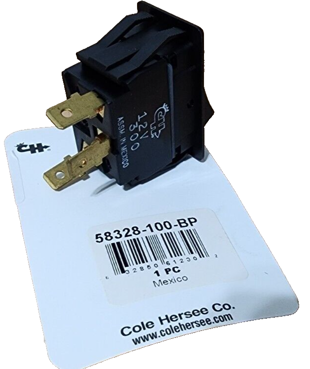 Cole 58328-100-BP Hersee Lighted Rocker Switch Spst On-Off 3 Blade | eBay