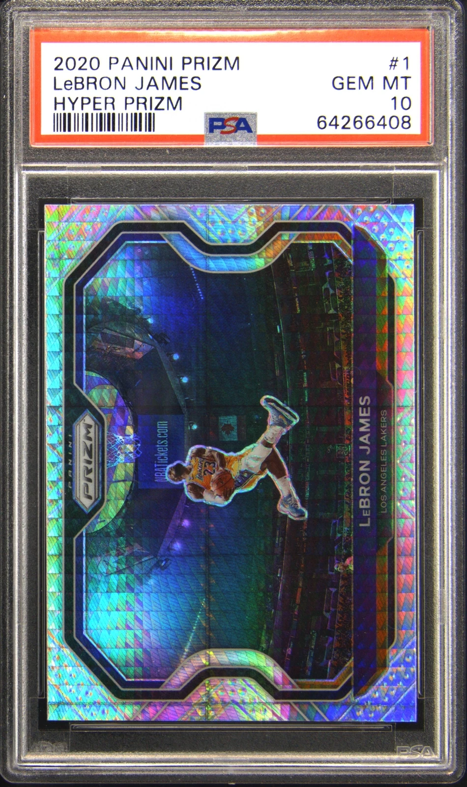 LeBron James 2020 Prizm #1 Hyper Price Guide - Sports Card Investor