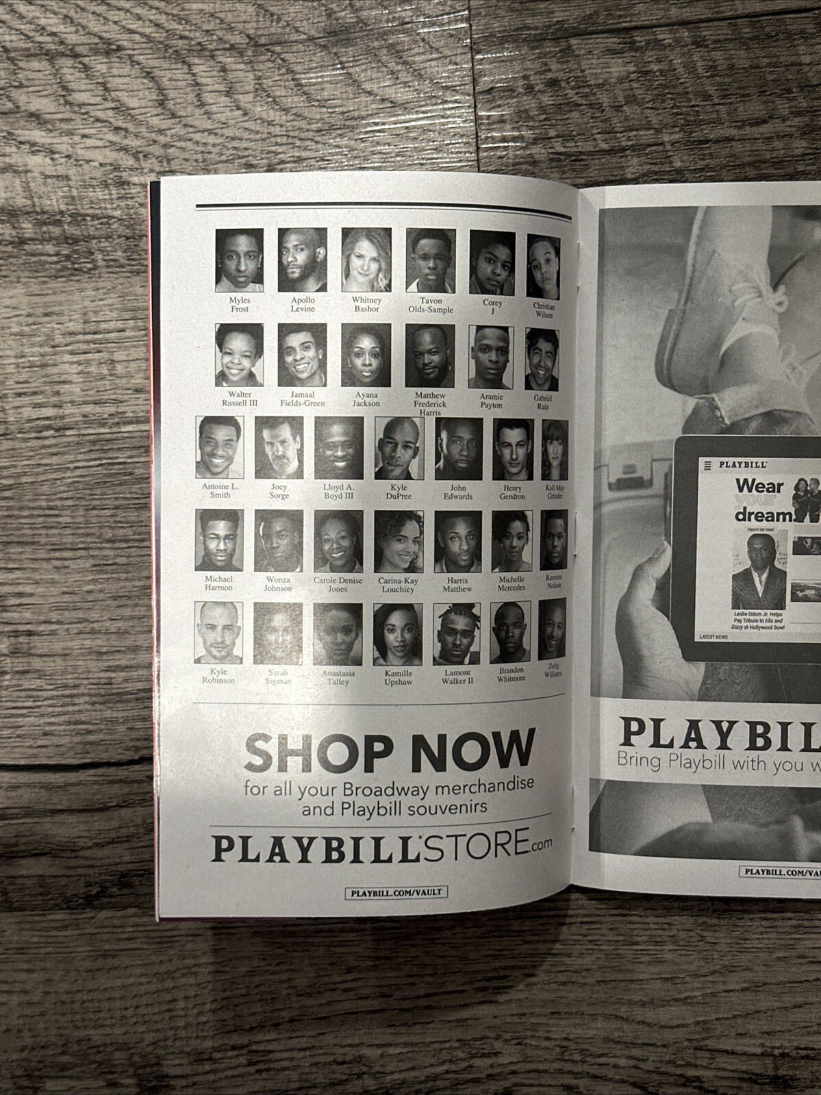 MJ The Musical Broadway Playbill Jan 2023 Myles Frost | Memorabilia
