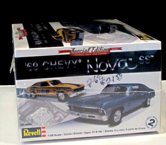 NEW Revell 1/25 '69 Chevy Chevrolet Nova SS Model Kit Drag Race Factory ...