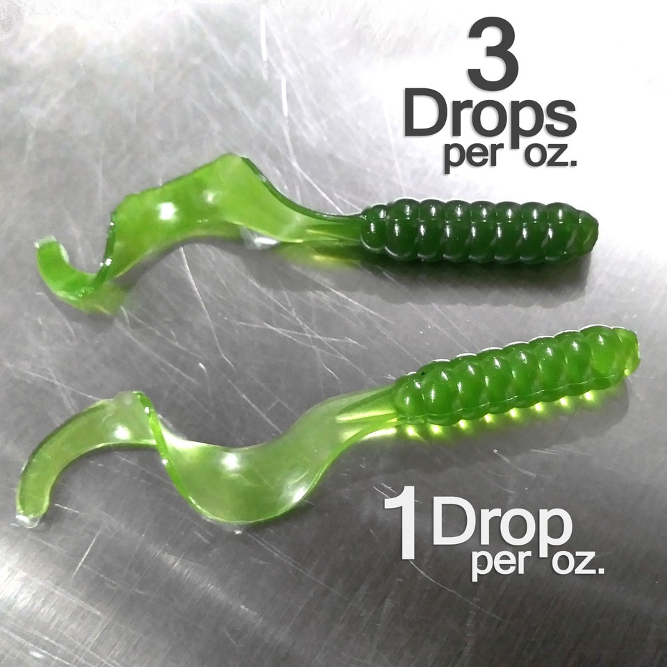 NEW 1 OZ WATERMELON Essentials Color Fishing Soft Plastic Lure Making ...