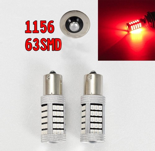 1156 P21W 3497 7506 63 LED Projector Red Bulb Rear Signal K1 Fits ...