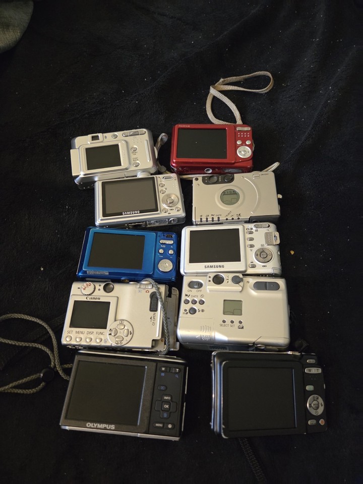 Job Lot Digital Cameras Not Working & Untested various Makes Please ...