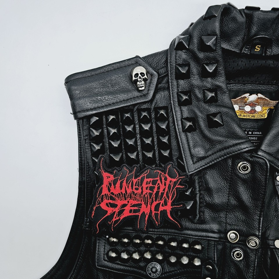 Pungent Stench Red Logo Shaped EMBROIDERED PATCH | eBay