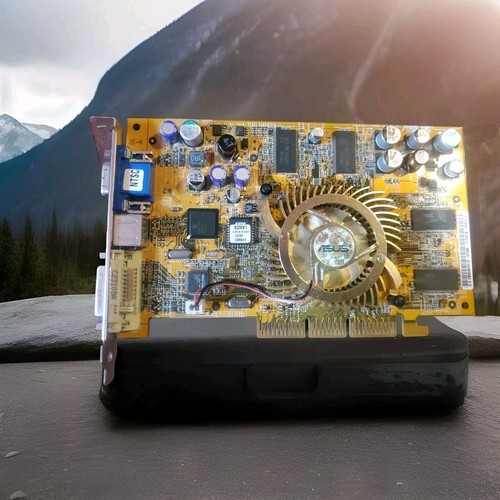 RARE ASUS V9280/64M NVIDIA GEFORCE4 Ti AGP VGA CARD DVI VGA SVIDEO ...