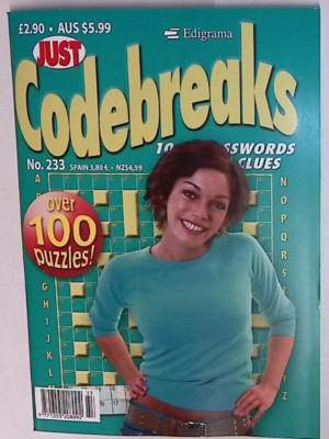 Codeword Puzzles Book Just Codebreaks Magazine Issue 233 100 Puzzles ...