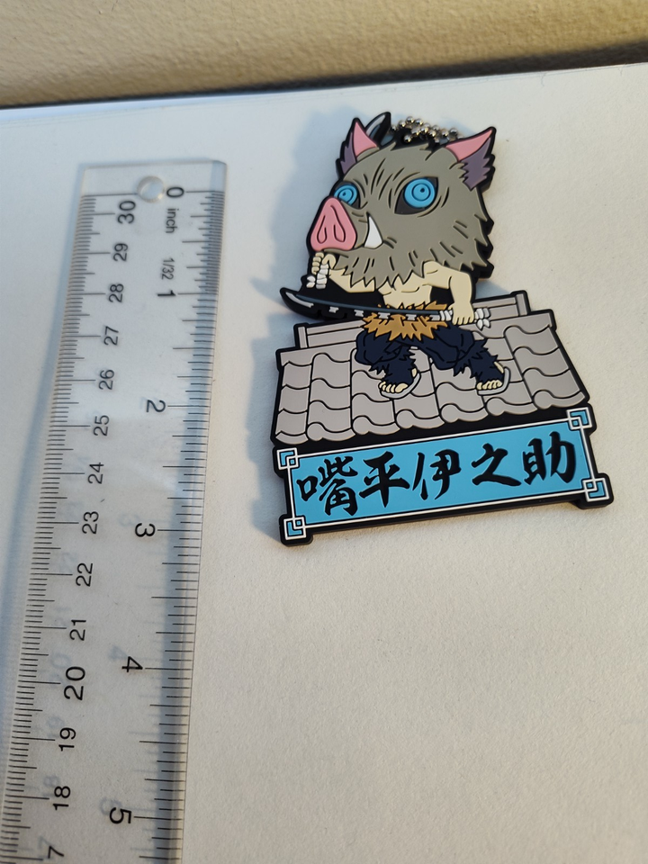 Japanese Anime Demon Slayer Hashibira Inosuke Keychain | eBay