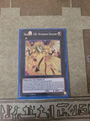 YUGIOH TCG NUMBER 100: NUMERON DRAGON DRL3-EN021 SECRET 1ST EDITION | eBay