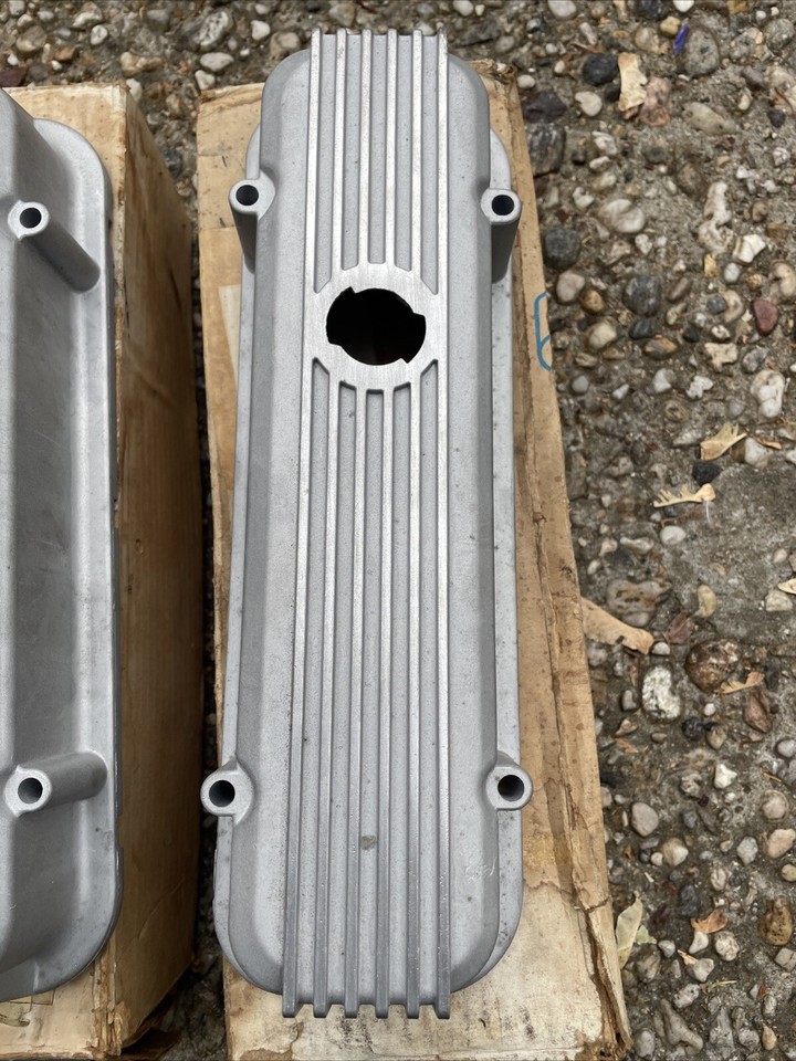 NOS Buick V6 Aluminum Finned Valve Covers in GM Boxes Pair | eBay
