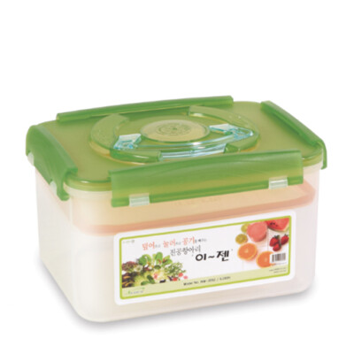 E-Jen Kimchi Sauerkraut Fermentation Container with Inner Lid Green 1 ...