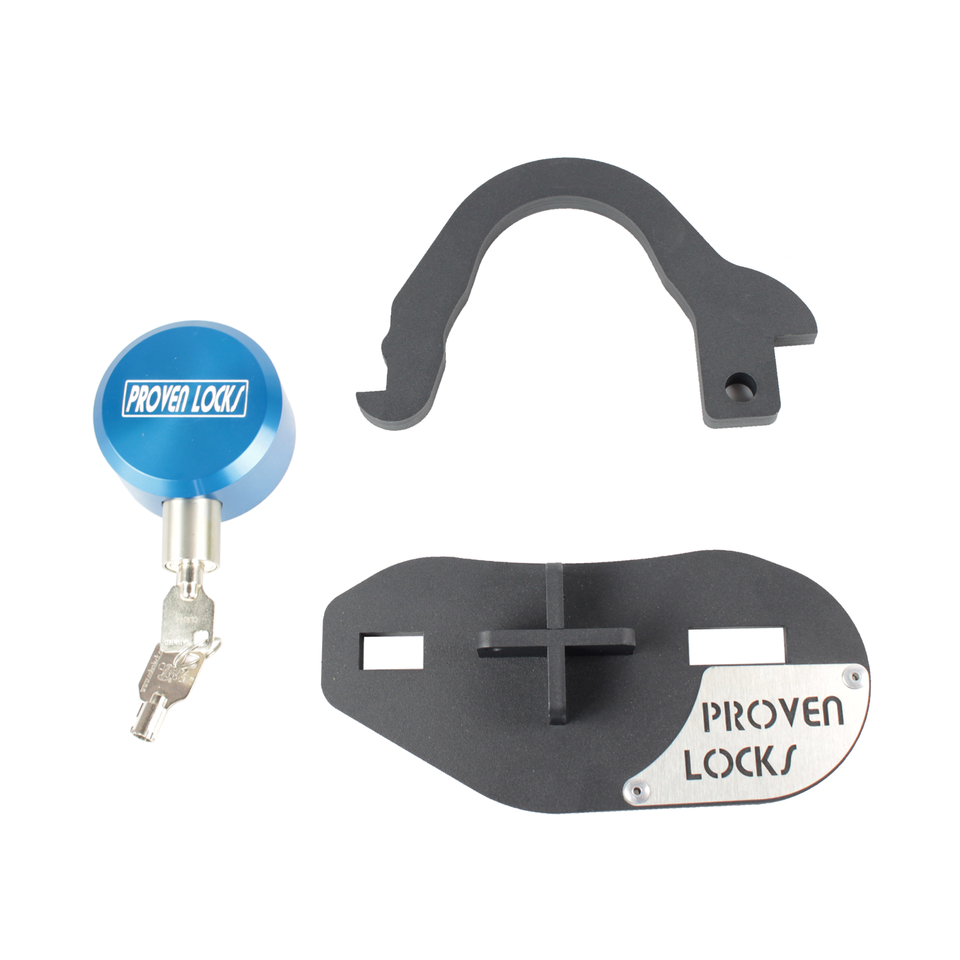 Proven Locks Trailer hitch Coupler Lock 2 5/16" High Security Puck Lock ...