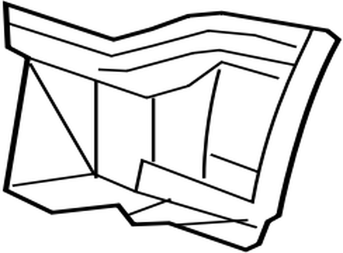 53805-0C030 Toyota Shield sub-assy, front fender splash, rh 538050C030 ...