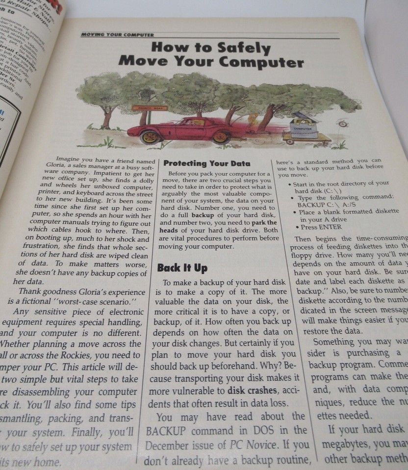 PC Novice MARCH 1991 Magazine For Computer Newcomers! | eBay