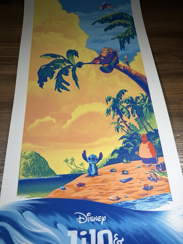 “Lilio And Stitch Art Print Movie Poster Title Edition By Mark Englert ...
