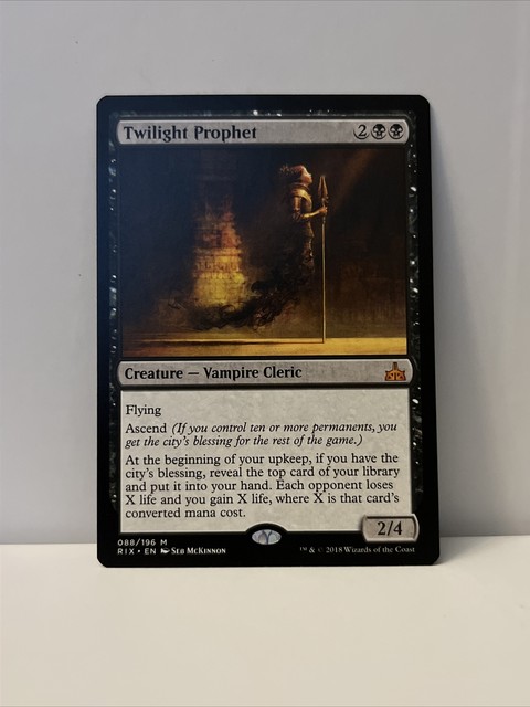 Buy MTG Twilight Prophet Rivals of Ixalan 088/196 Regular Mythic online ...