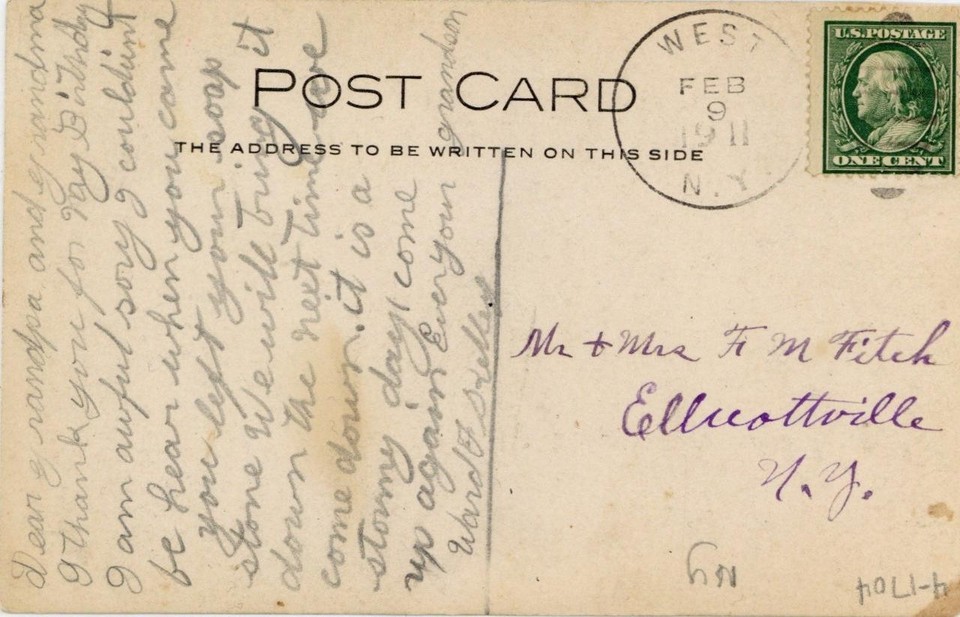 Real Photo Ashford Junction NY RR Depot Postcard 1911 | eBay
