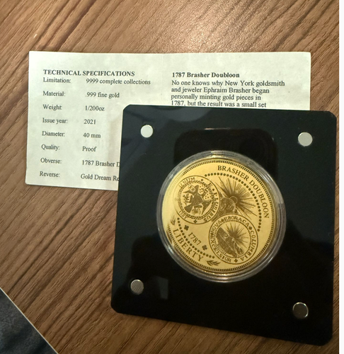 Rare Gold Coin Collection: American Mint 1787 Brasher Doubloon | eBay