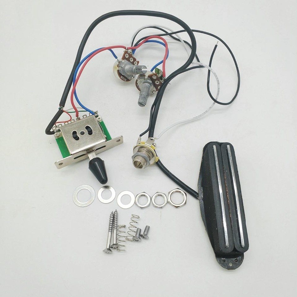 Prewired Guitar Wiring Harness with Dual Hot Rail for SQ Electric ...