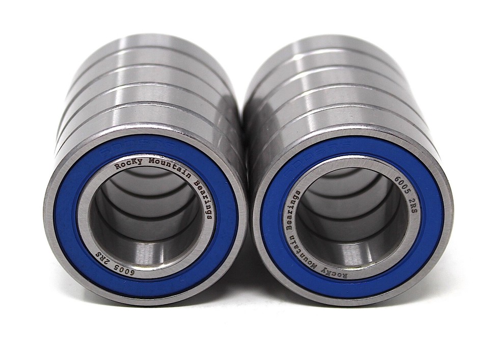 (10) 6005-2RS HD Rubber Seal Ball Bearing 25x47x12, 6005RS EMQ - 5 Year ...