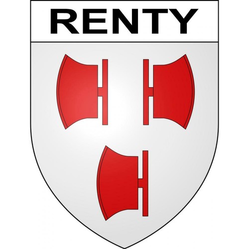 Renty 62 ville sticker blason écusson autocollant adhésif | eBay