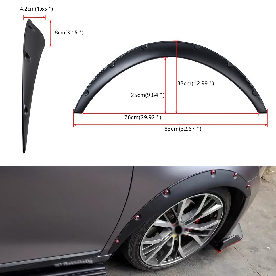 For Toyota Corolla 2003-2022 Fender Flares Extra Wide Body Kit Wheel ...