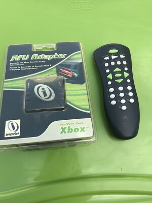 Original Xbox DVD Remote Microsoft Only+sealed RFU adapter By Inter Act ...