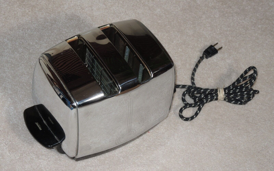 Vintage Sunbeam Chrome Toaster 1950's Model T-20B LOOK !!! | eBay