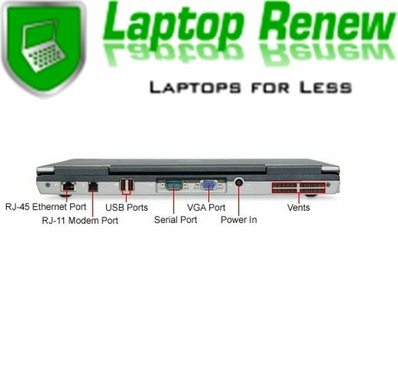 Dell Laptop Dual Boot Windows XP PRO/ 7 Pro 4GB, 500gb SSD,RS232 DB9 ...