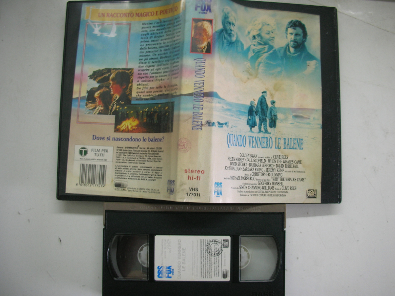 WHEN THE WHALES CAME, Clive Rees 1989 VHS Italian | eBay