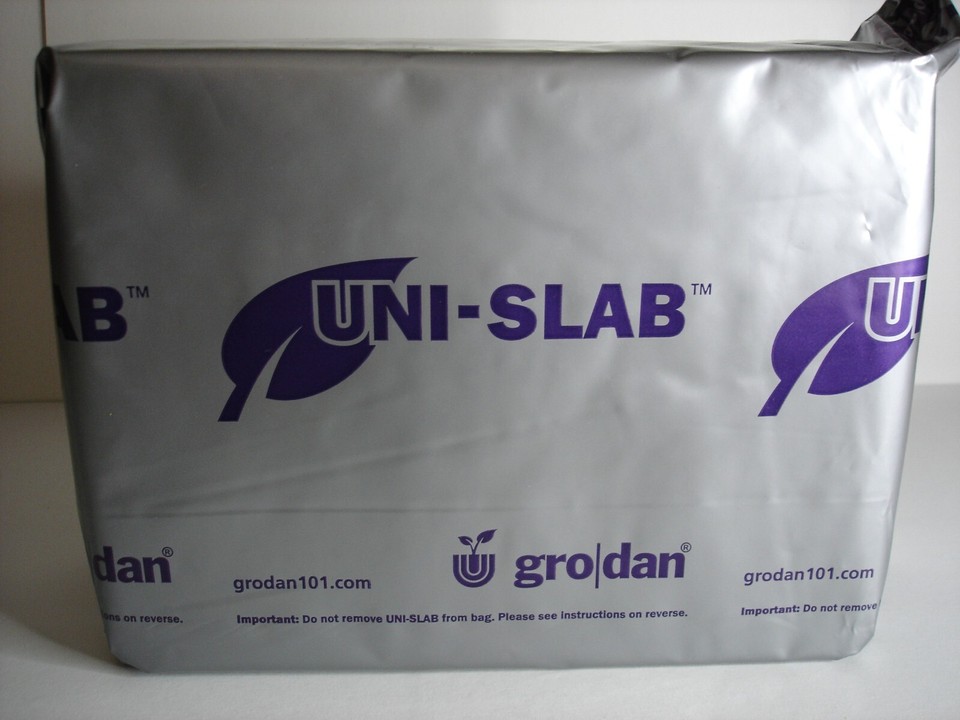 You get 5 Grodan Uni-Slab Rockwool Cubes- 9.5 x 8 x 4 in. sealed new ...