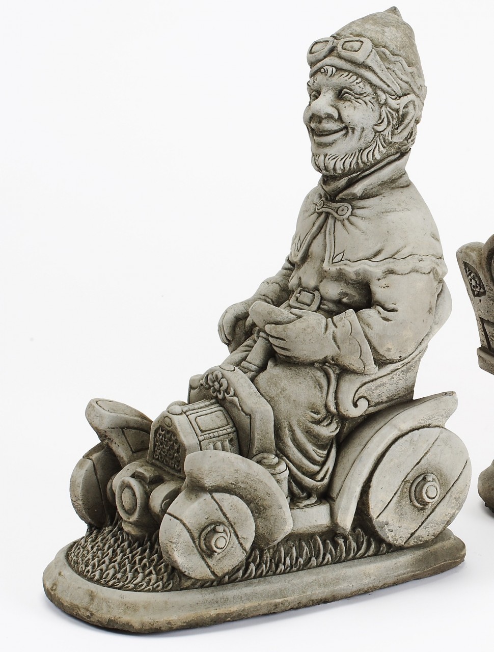 Fantastically Detailed Large Gnome Driving Car and Trailer Pot DGS ...