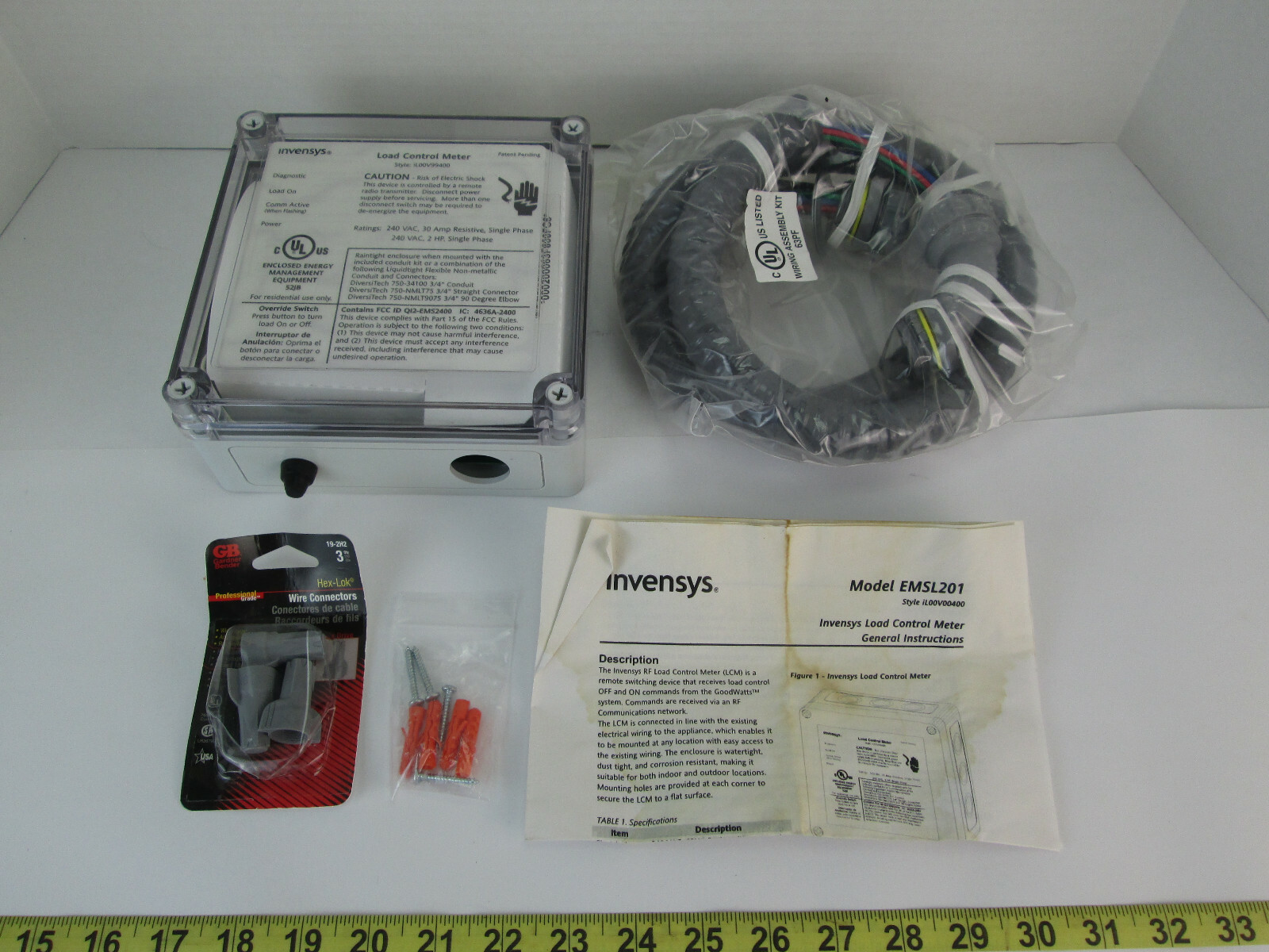 New NOS Invensys Load Control Meter Model ESML201 iL00V00400 | eBay