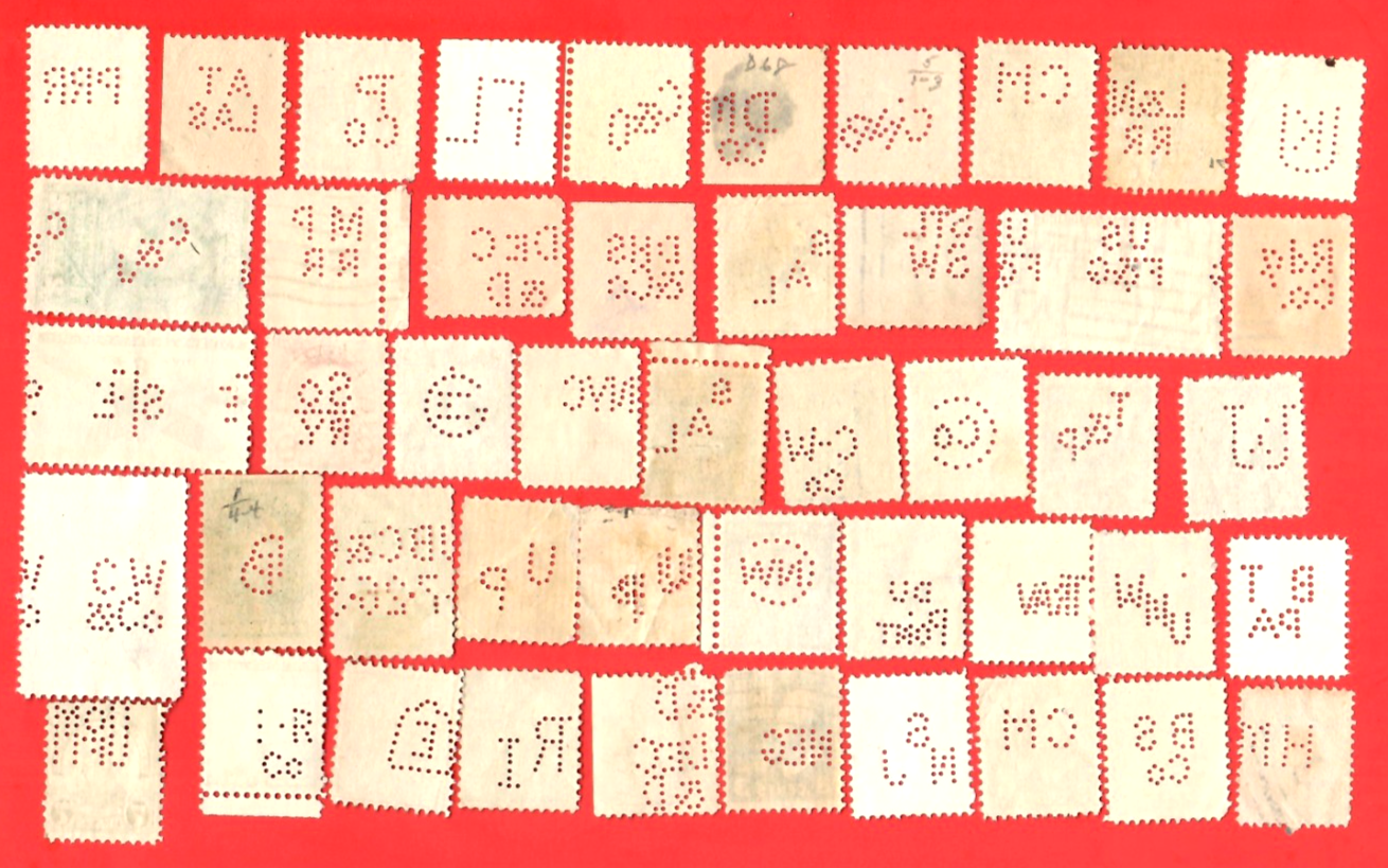 U. S. PERFIN Stamps Used PERFIN 😊 12 | eBay